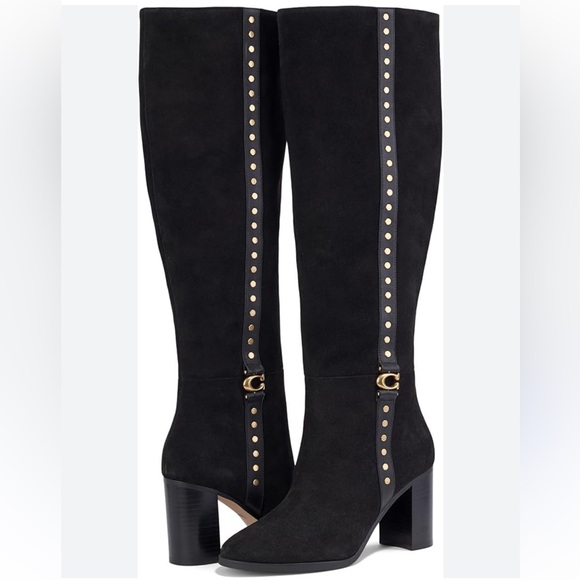 Coach | Shoes | Coach Ollie Knee High Black Boots | Poshmark